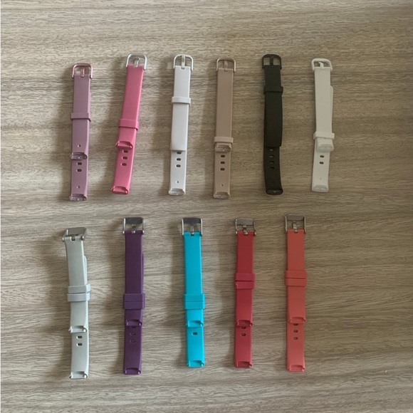 fitbit | Accessories | Nwot Fitbit Soft Original Luxe Bands In Assorted ...